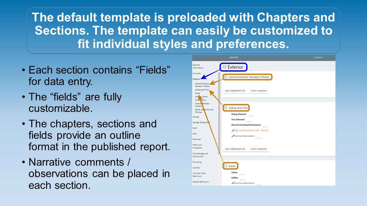 Understanding the ScribeWare Template - Scribeware | Home Inspection Report Software