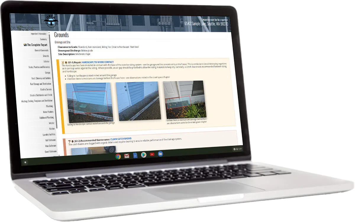 Home Inspection Report Software - Scribeware | Home Inspection Report ...