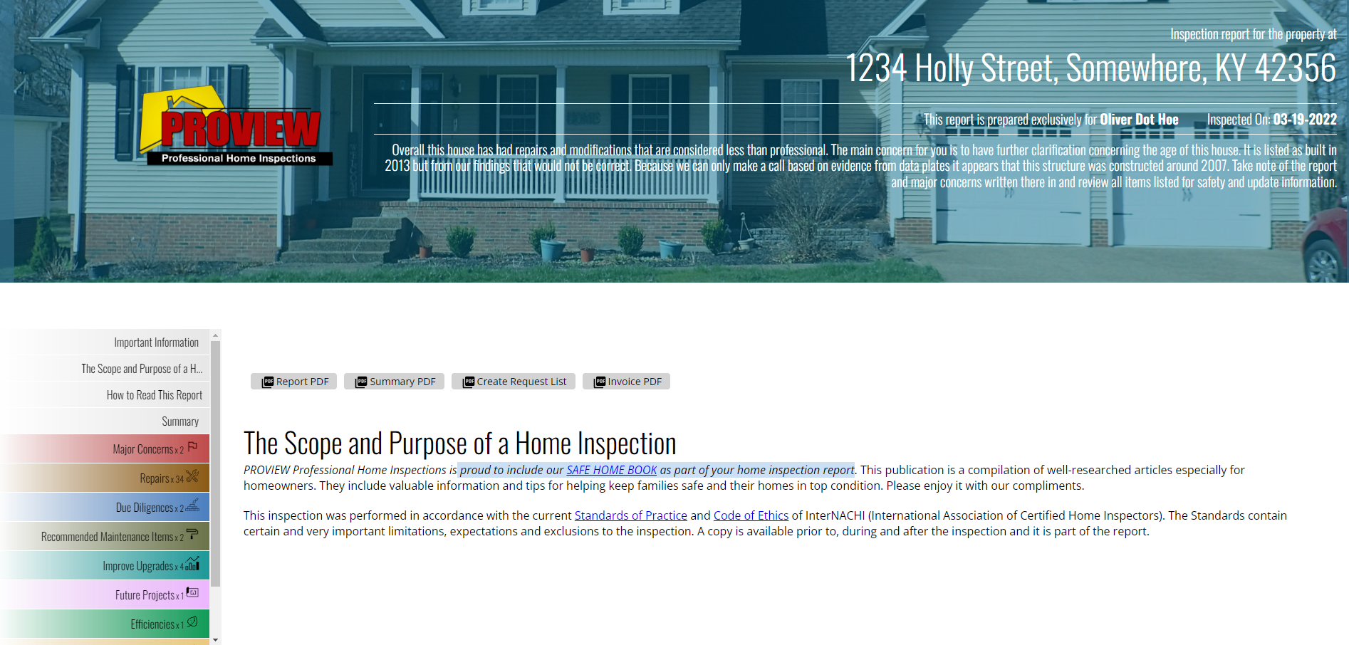 Download ScribeWare Inspection Report Software - Scribeware | Home ...